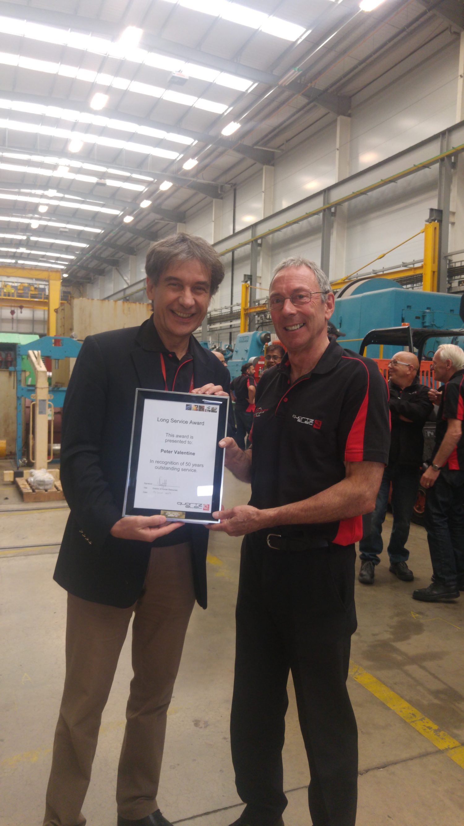 Quartzelec employee clocks up 50 years' service - Engineer News Network
