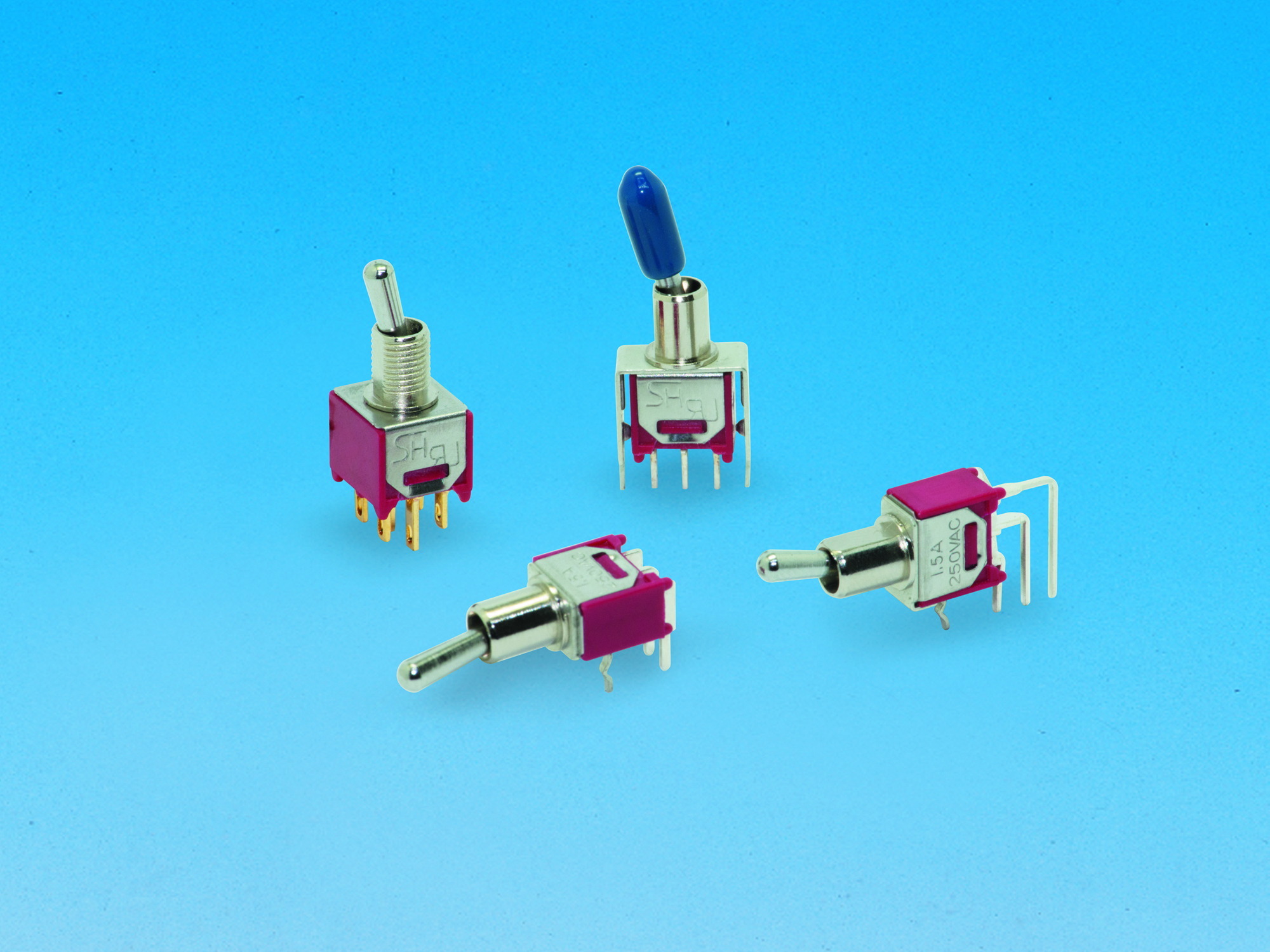 Sub-miniature PCB mount toggle switch saves panel and PCB space ...