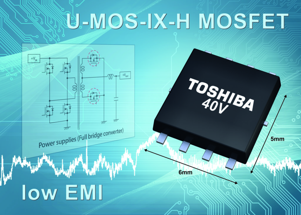 N-channel U-MOS-IX-H MOSFET with integrated SRD is for power supplies ...