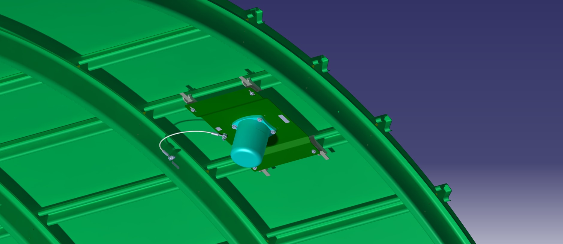 Retrofit solution for the low frequency underwater locator device ...