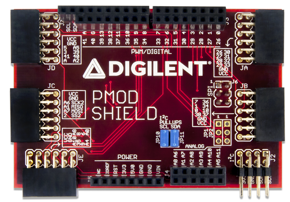 RS Components introduces Pmods and Arduino-style shields from Digilent - Engineer News Network
