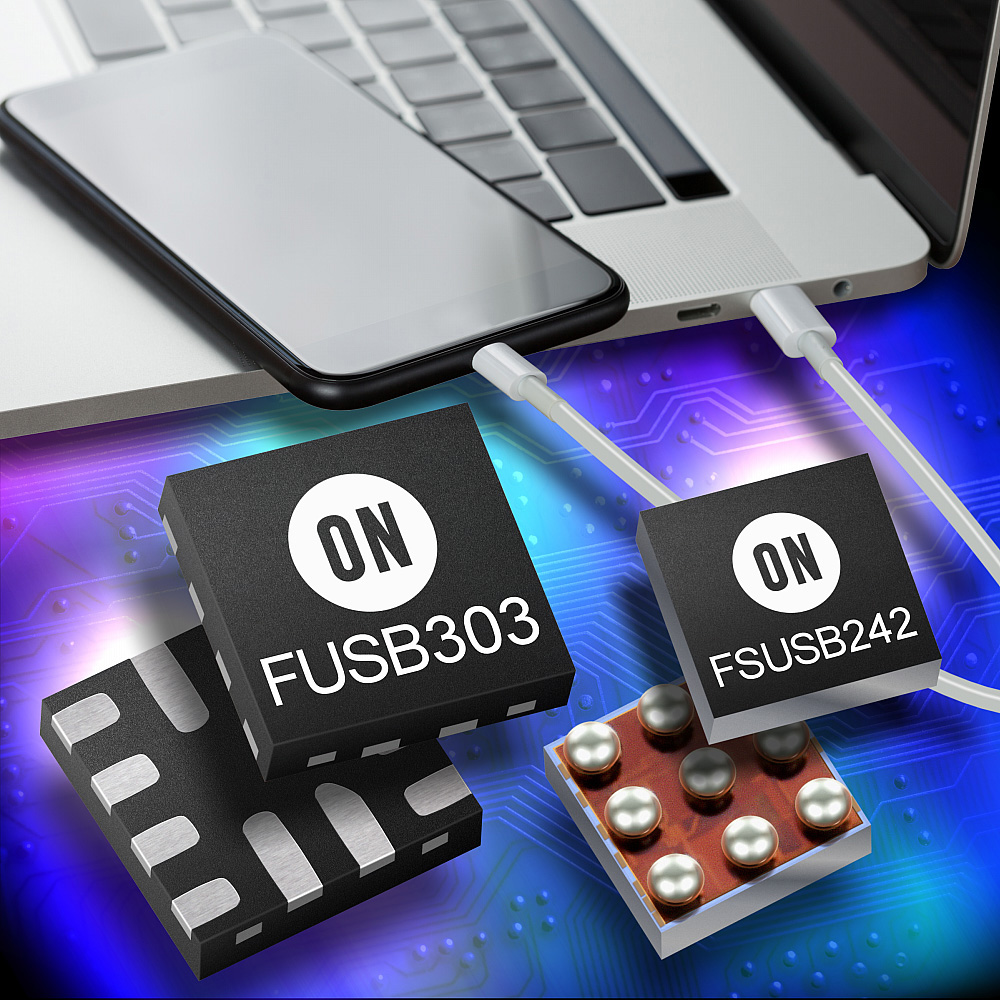 New low power, fully compliant USB-C 1.3 devices from ON Semiconductor ...