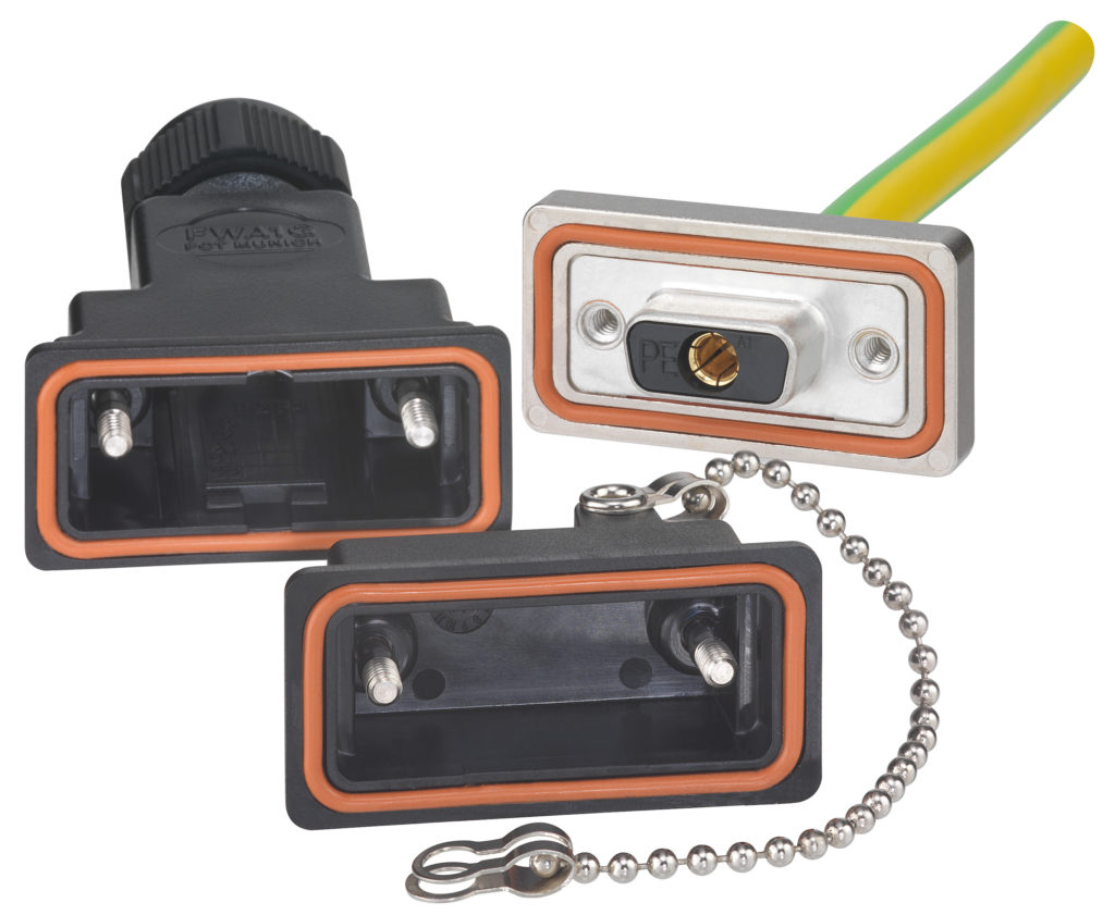 Waterproof earthing connector provides IP66 and IP67 protection ...
