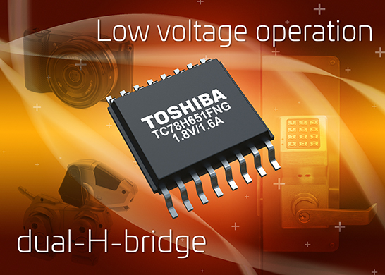 Dual H-bridge driver IC for DC brushed motors and stepping motors ...
