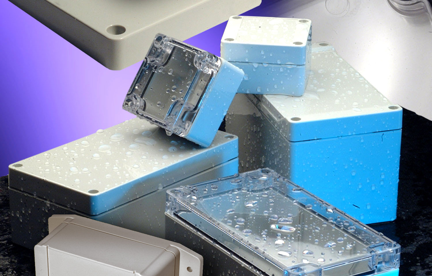 IP66 sealed polycarbonate and ABS enclosures for industrial ...