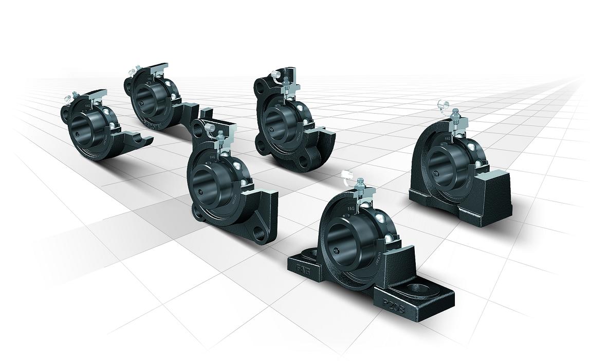 Radial insert ball bearings and housing units are robust, reliable, low ...