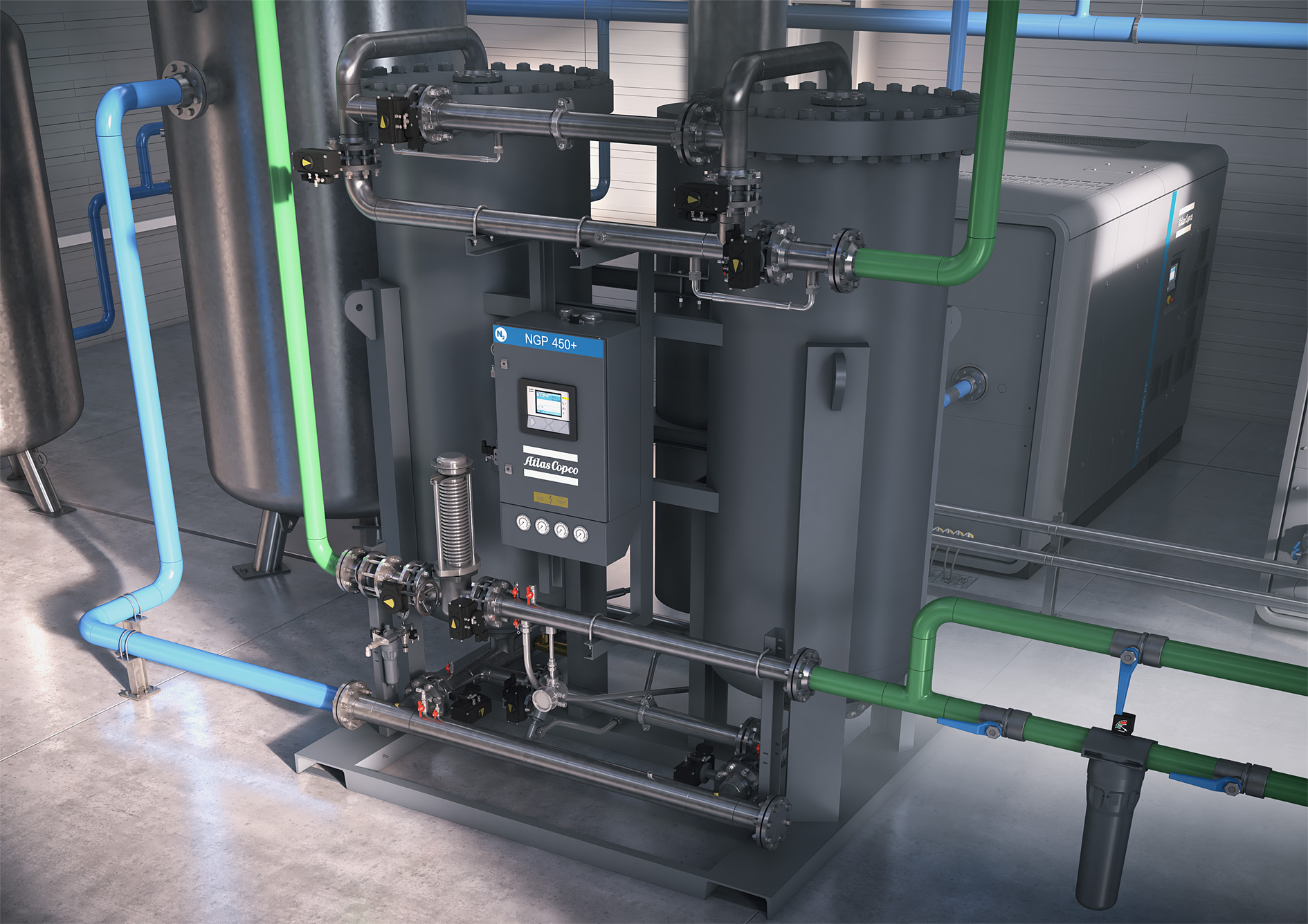 High-capacity additions to Atlas Copco NGP+ nitrogen generators range ...