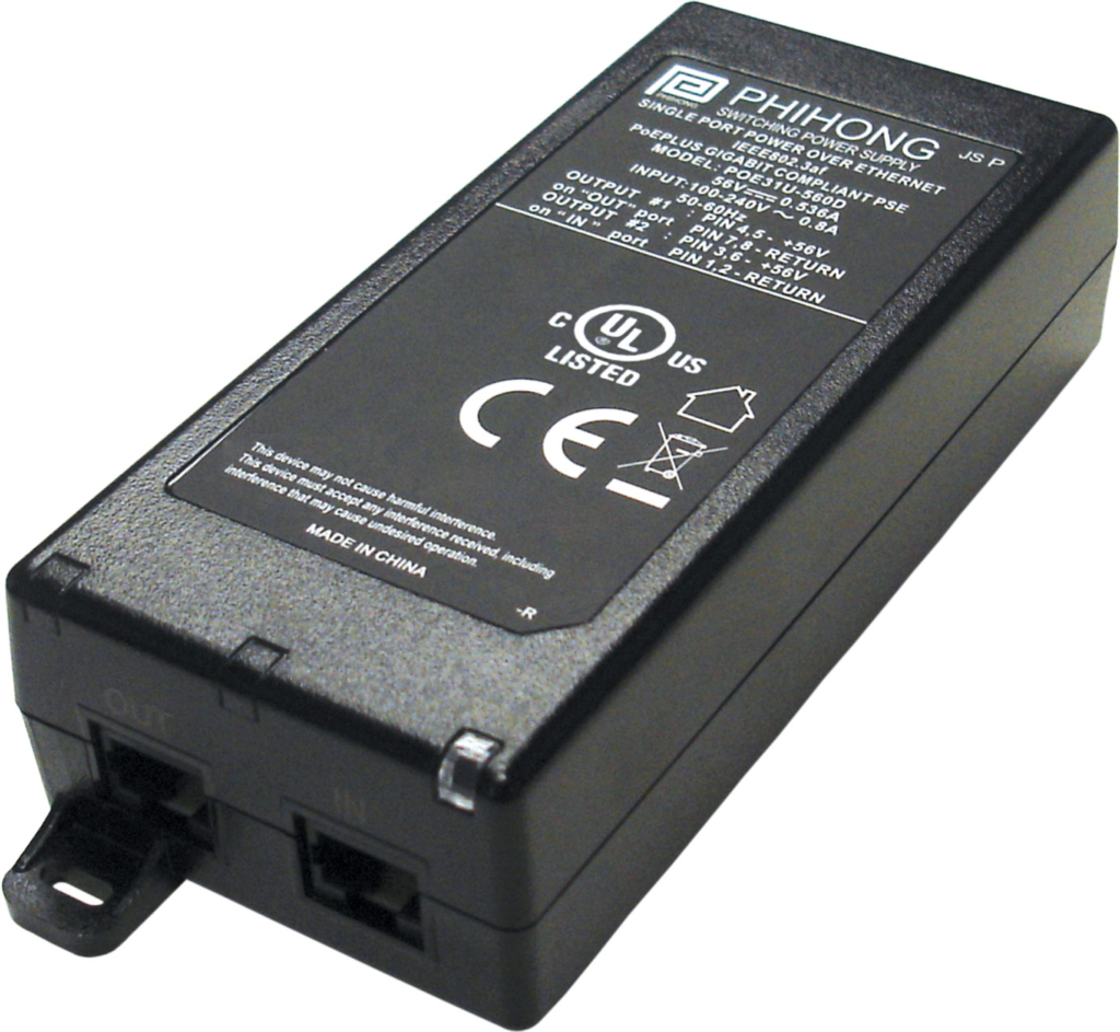 Power over Ethernet midspan power injectors - Engineer News Network