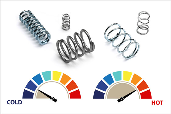 Plastic spring range which provides non-magnetic, non-corrosive and ...