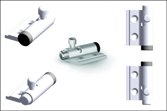 Small aluminium spring-loaded latch - Engineer News Network