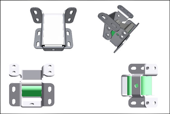 Heavy duty parallelogram hinges from offer easy operation and 110 ...