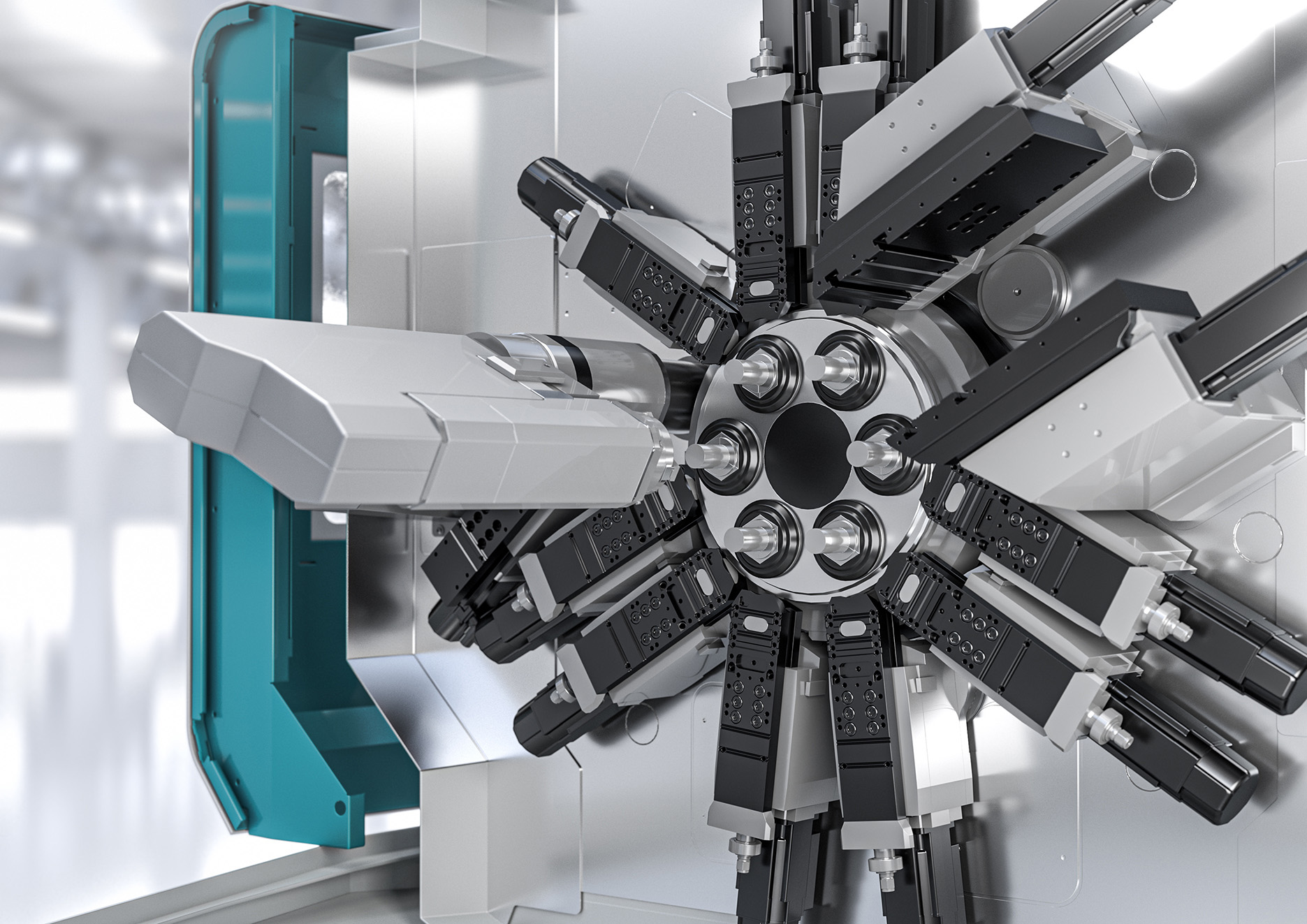 CNC Multi spindle Automatic Gains More Power Speed And Flexibility