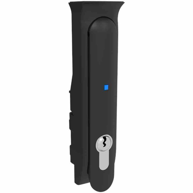 Electronic locking swing handle with modular access control options ...