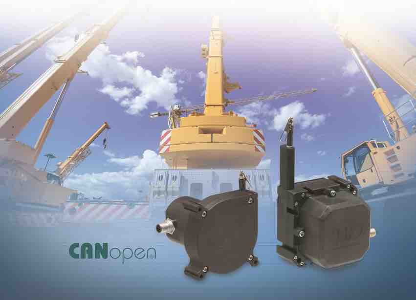Draw-wire sensors now offer larger measuring ranges and CANopen ...