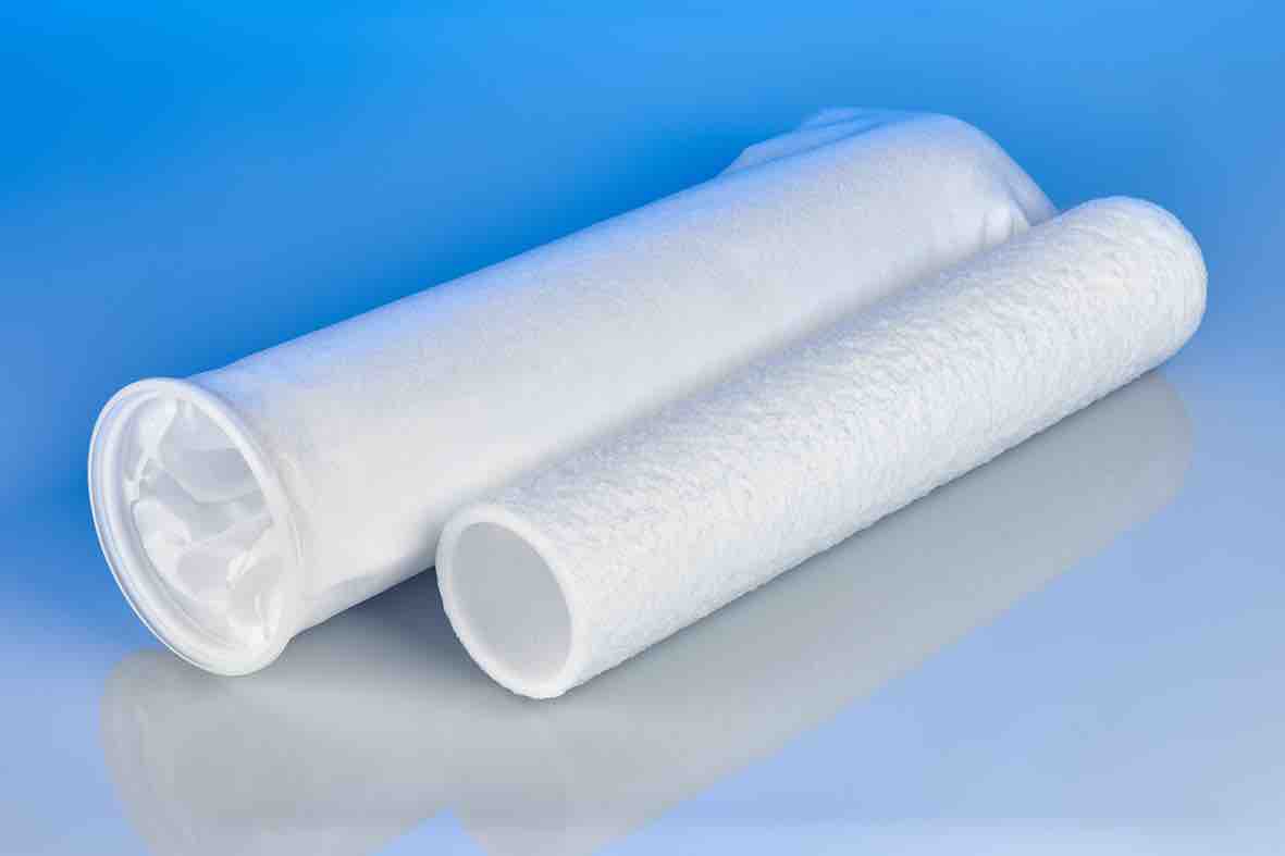 Filter bags with internal pre-filter for efficient and safe separation ...