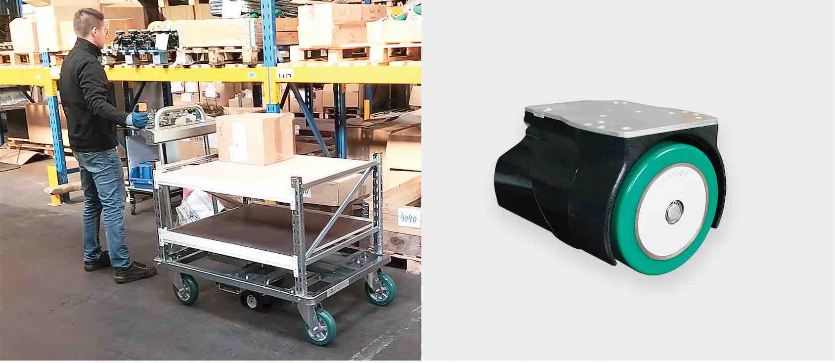 Electrical motion assistance for industrial manual material handling ...