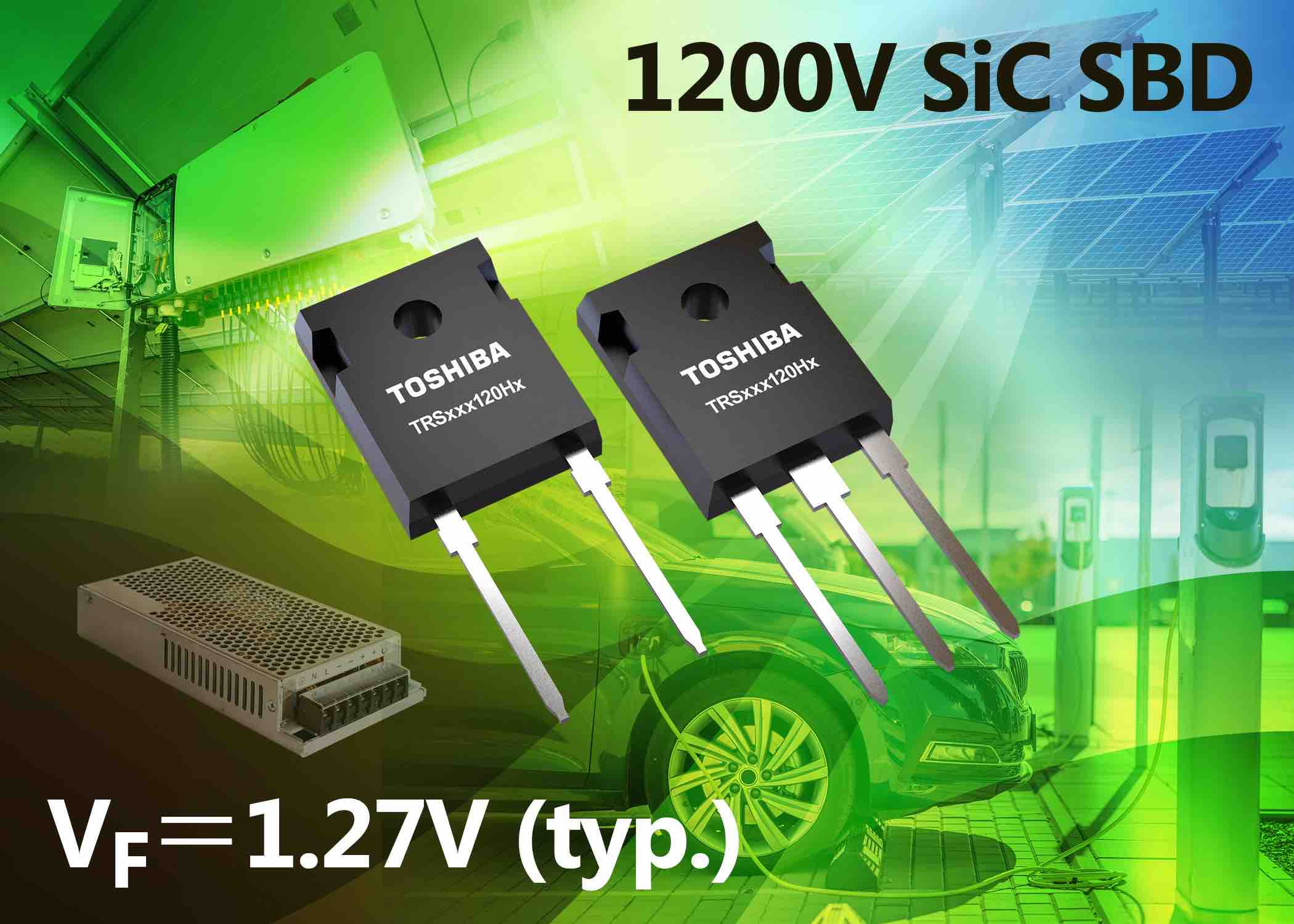 1200V SiC Schottky barrier diodes achieve typical low forward voltage ...