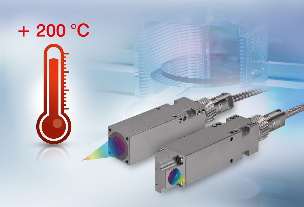 Confocal distance and thickness measurement sensors withstand ...